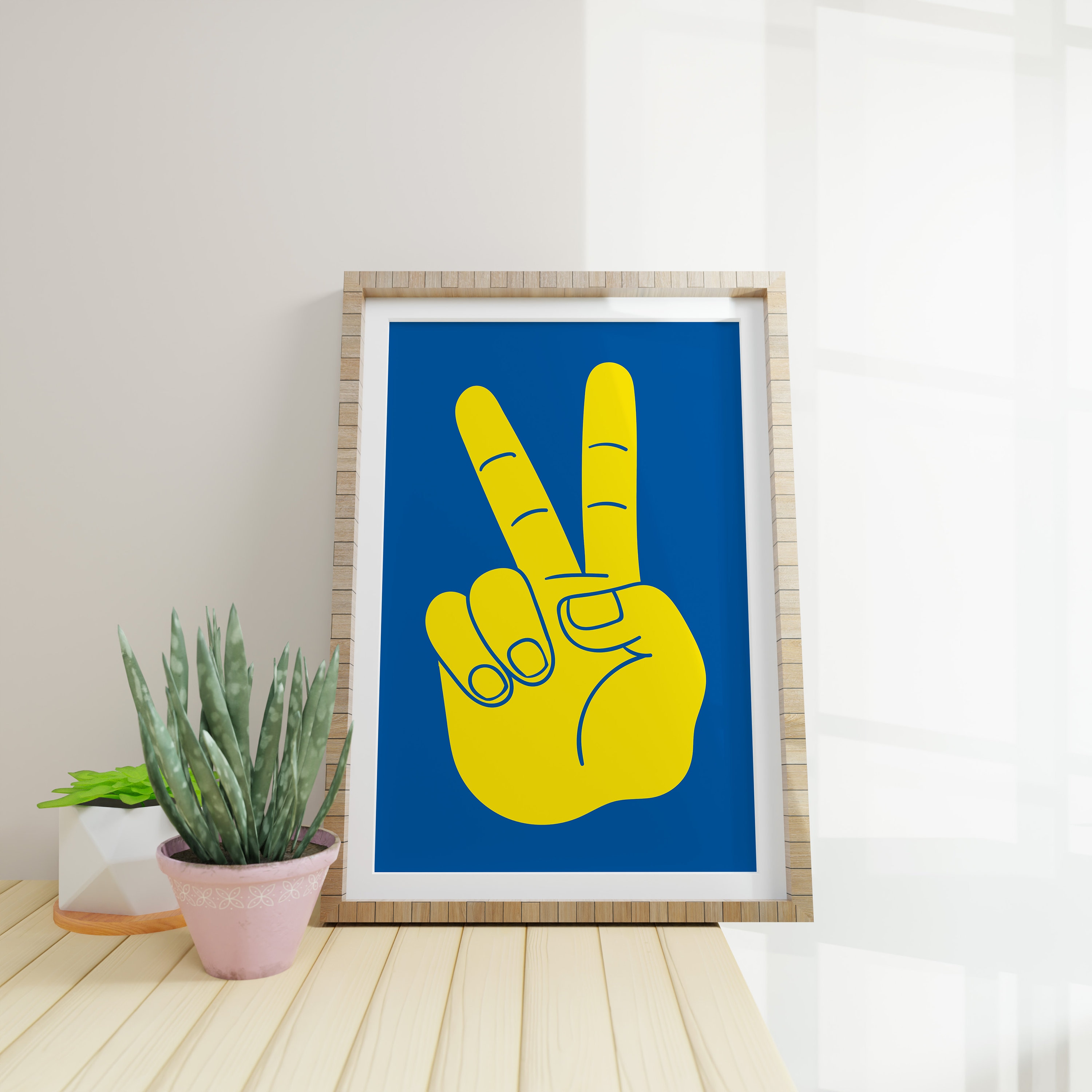 Signo De Paz Con Manos