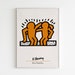 Keith Haring Best Buddies Poster Print, Friendship Poster, Best Friends ...
