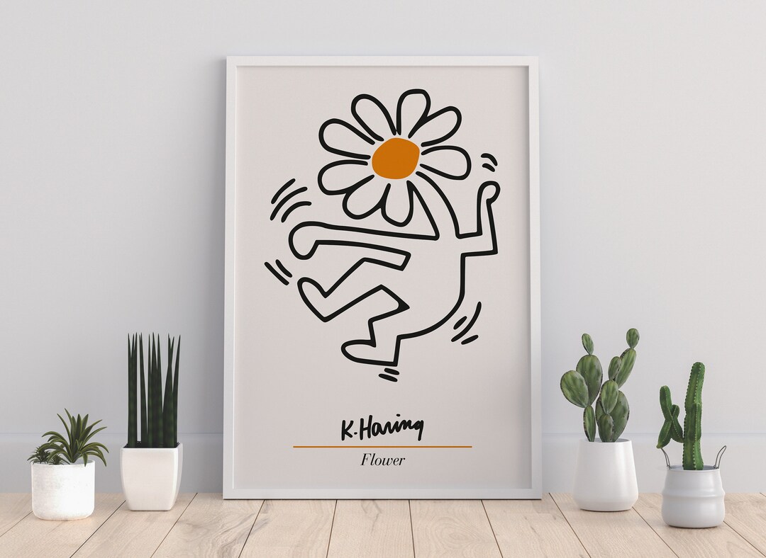 Keith Haring Flower Dancing Poster, Keith Haring Dans, Exhibition ...