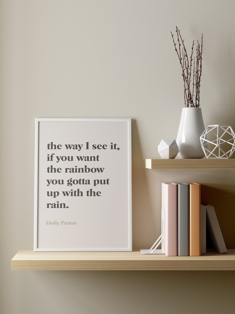 Dolly Parton Quotes Poster, Dolly Parton Poster, Dolly Parton Print ...