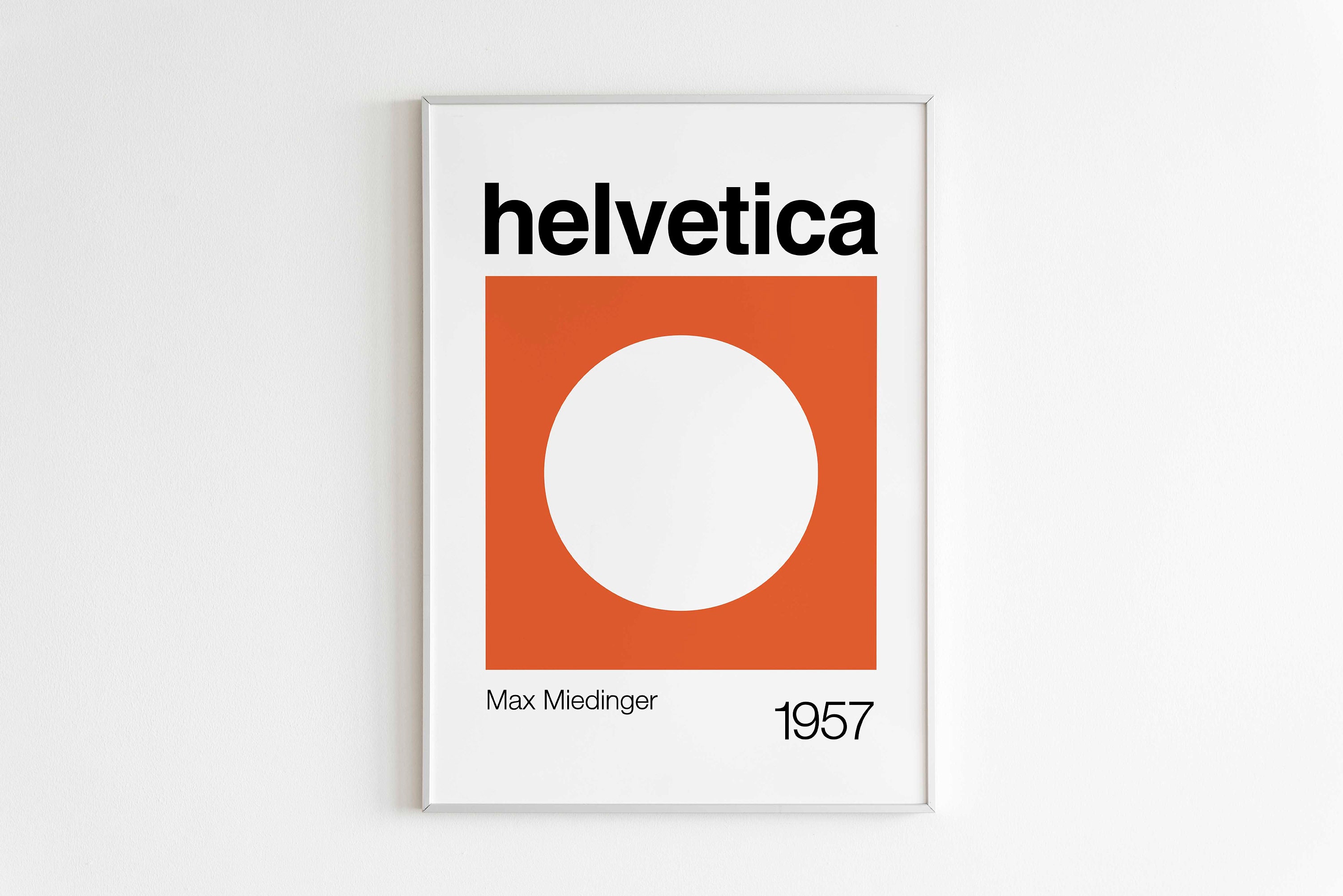Helvetica Font Poster, Helvetica Typography Poster, Digital Download ...