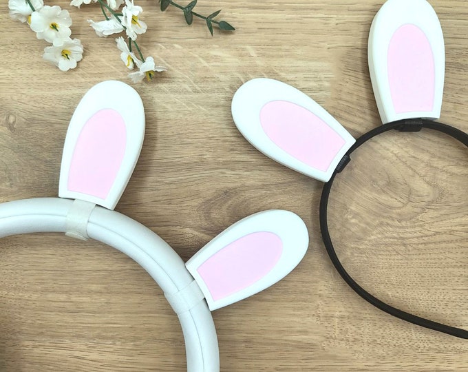 Pink Rabbit Ears for Headphones, Headset & Cosplay Props. Twitch ...
