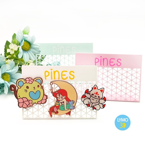 Enamel Pin Stand 3d Print - Etsy