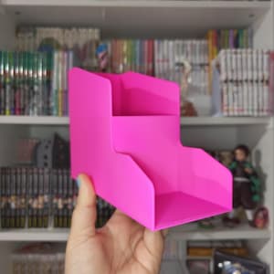 Compact Manga Display Stand – Double-row Organizer, Collectible ...