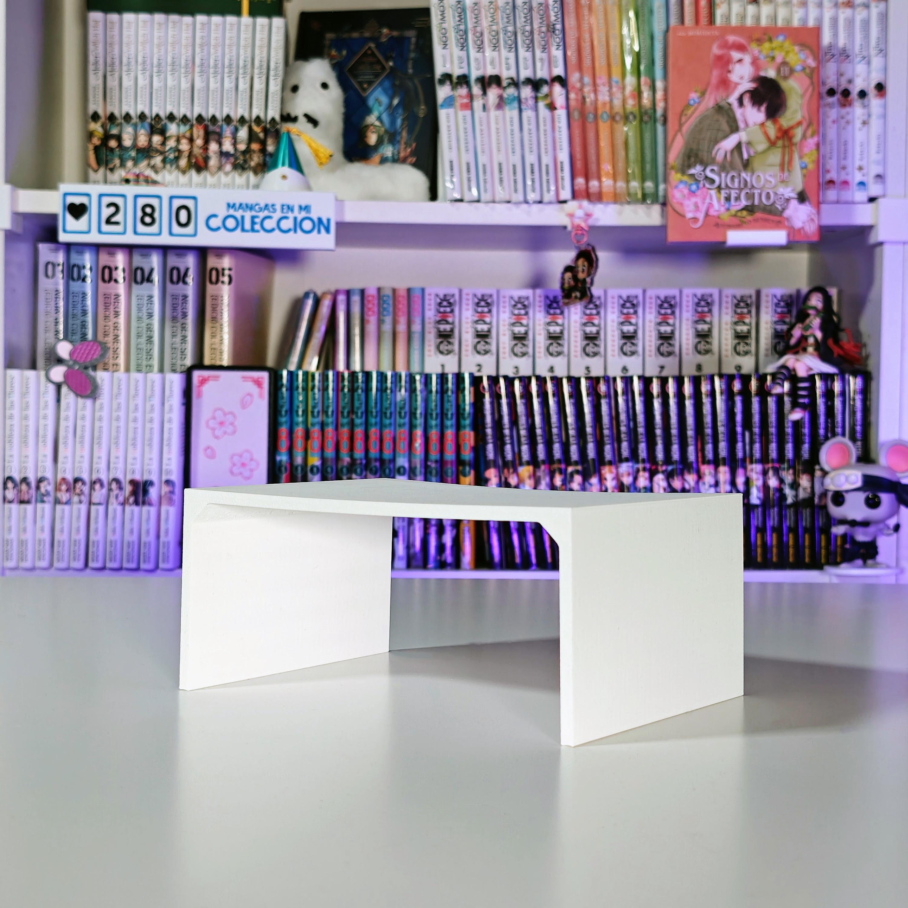 Manga Display Shelf Riser | Comic Organizer for IKEA BILLY, KALLAX ...