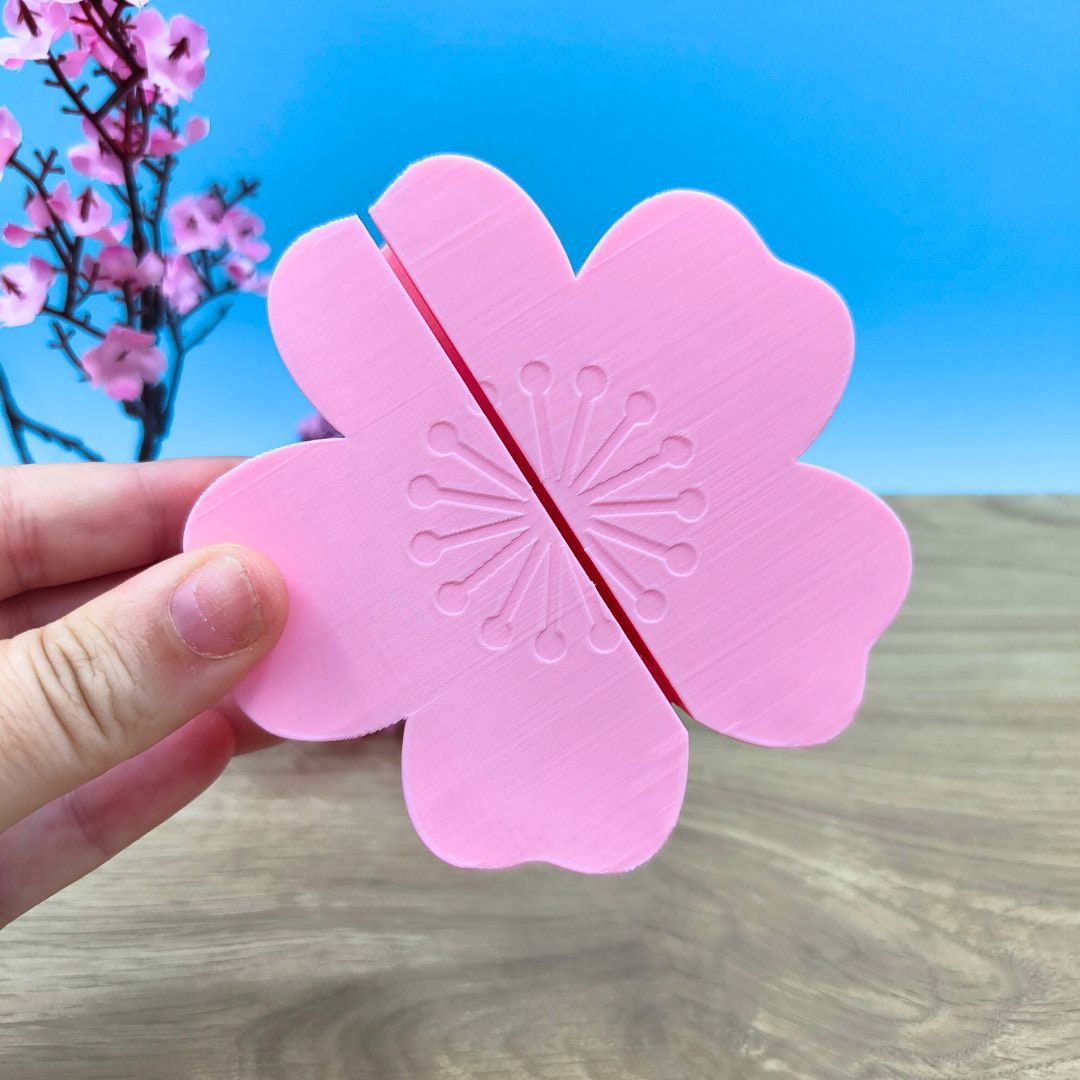 Sakura Blossom Pin Clutch Remover: 3D Printed Kawaii Tool for Enamel ...