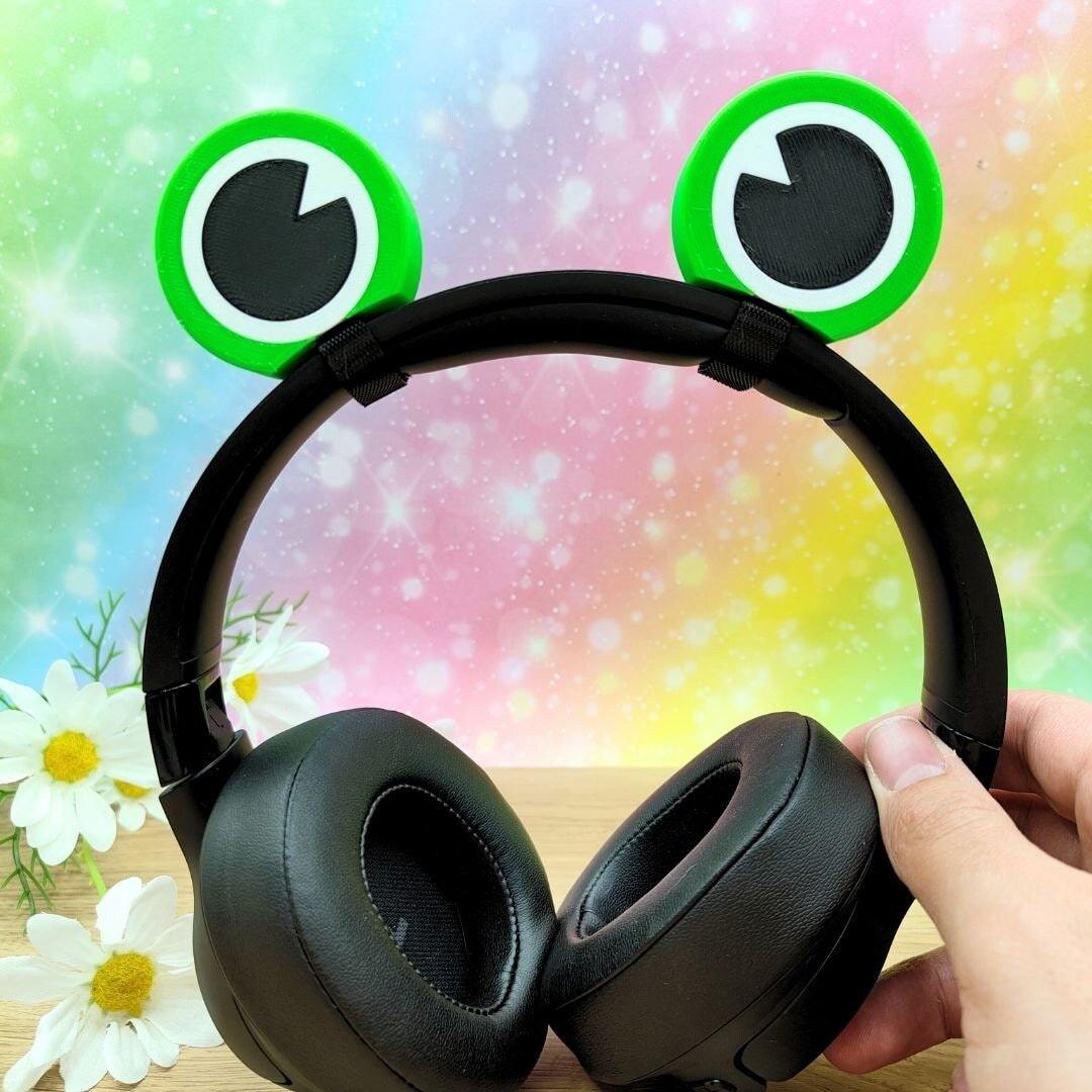 Frog Eyes Headband Headset Attachment - Kawaii Cosplay Ears Gaming ...