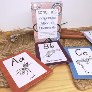 Indigenous Classroom Alphabet Flashcards Educator Aboriginal Resource ...