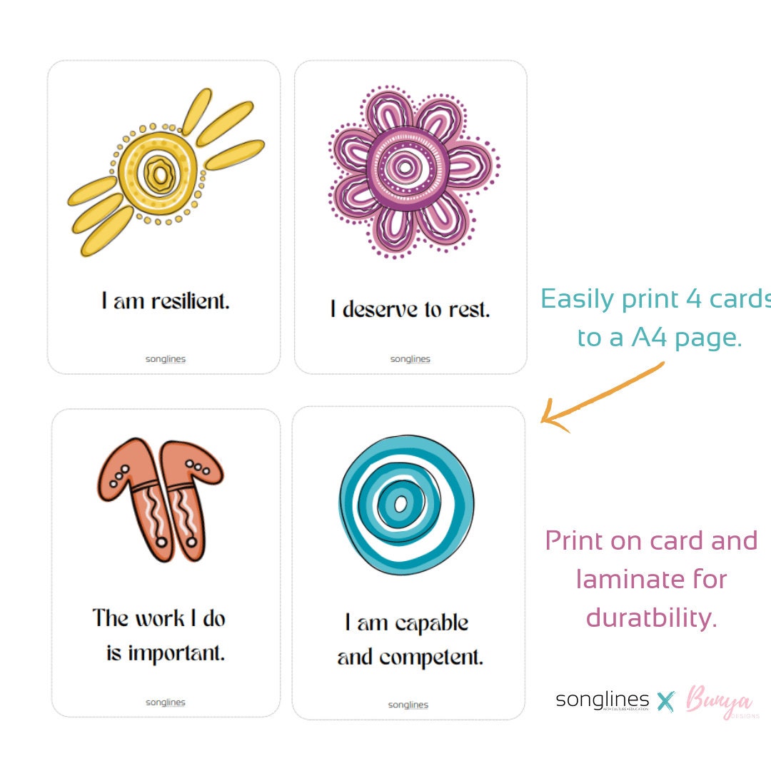 Aboriginal Affirmation Cards | Teacher & Educator Edition | Aboriginal ...
