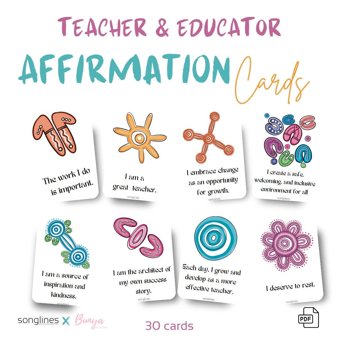 Aboriginal Affirmation Cards | Teacher & Educator Edition | Aboriginal ...