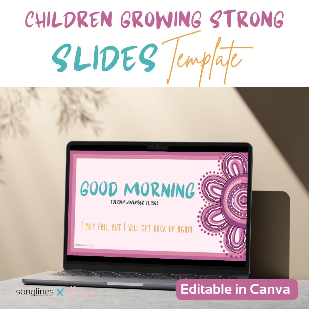 Canva Slides Templates | Children Growing Strong | Authentic Indigenous ...