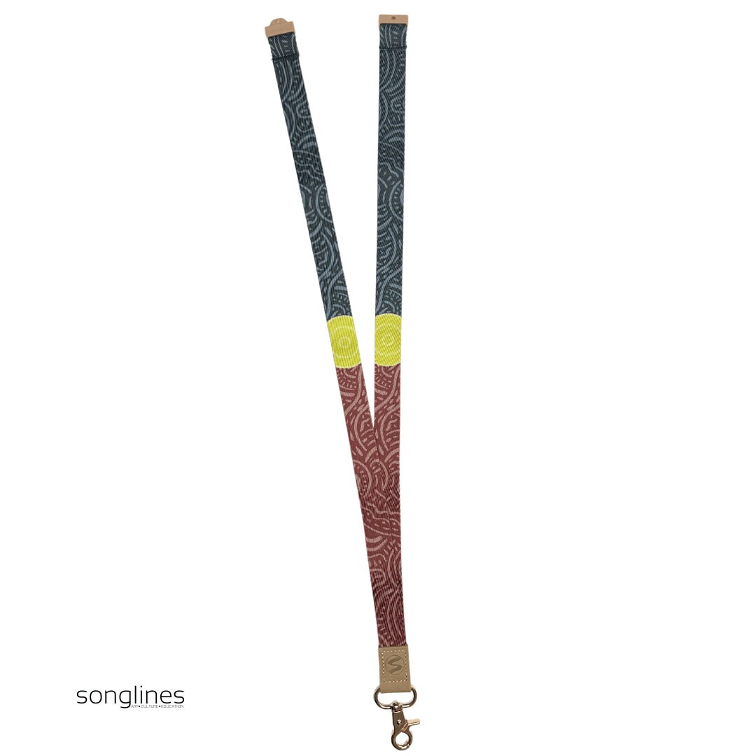 Aboriginal Flag Lanyard Indigenous Lanyard Aboriginal Art - Etsy