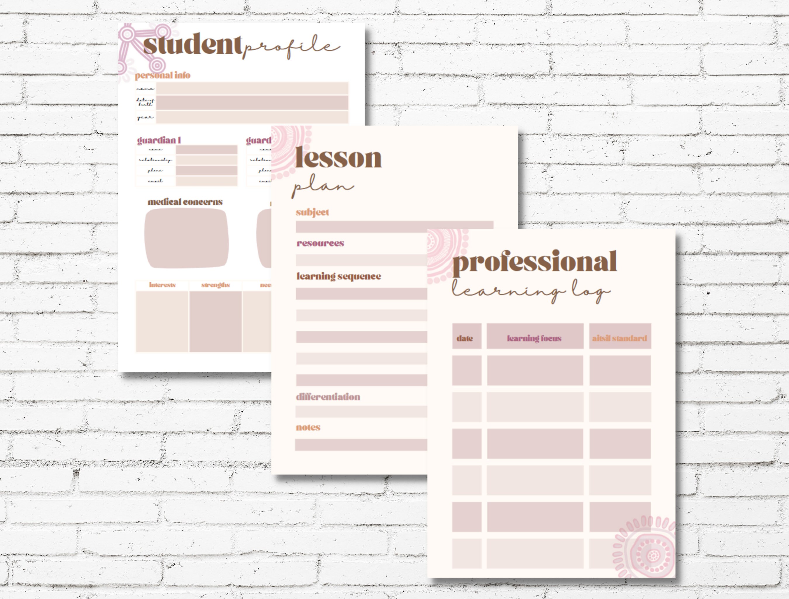 Teacher Educator Planner Template | First Nations Aboriginal Indigenous ...