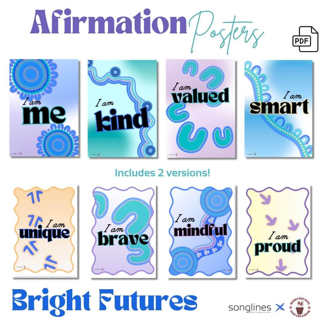 Aboriginal Classroom Affirmation Posters | Digital | Bright Futures ...