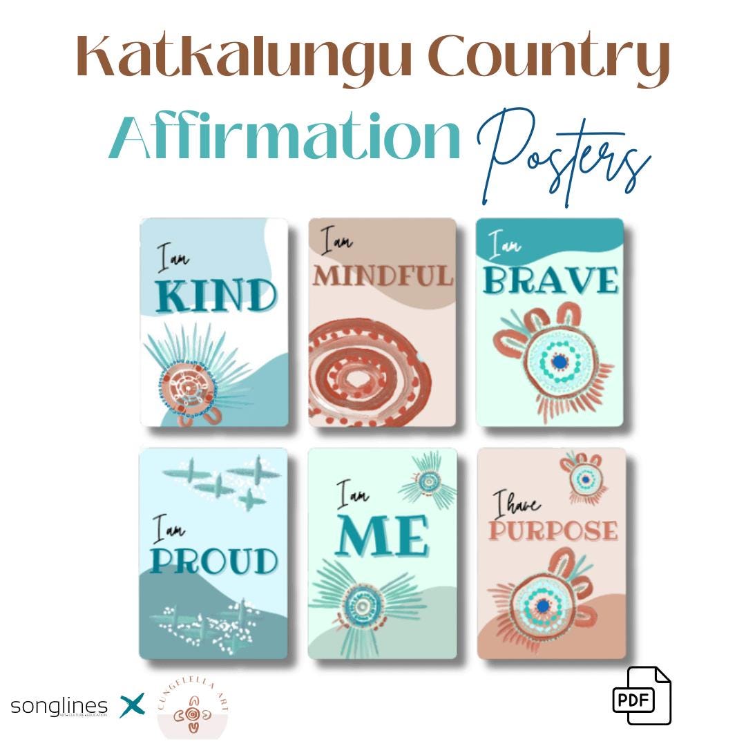 Aboriginal Classroom Affirmation Posters | Kalkatungu Country ...