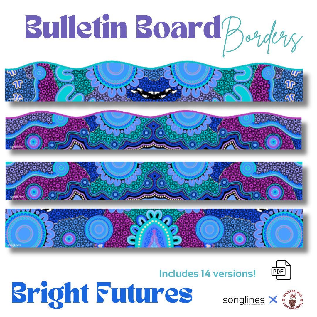 Aboriginal Bulletin Board Borders | Bright Futures | Aboriginal ...