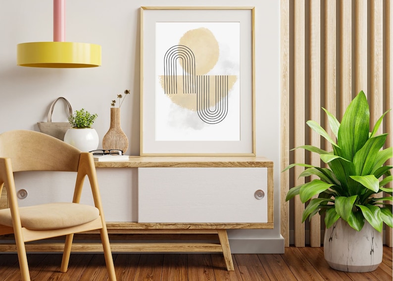 Set of 2 Minimalist Printable Wall Art - Etsy