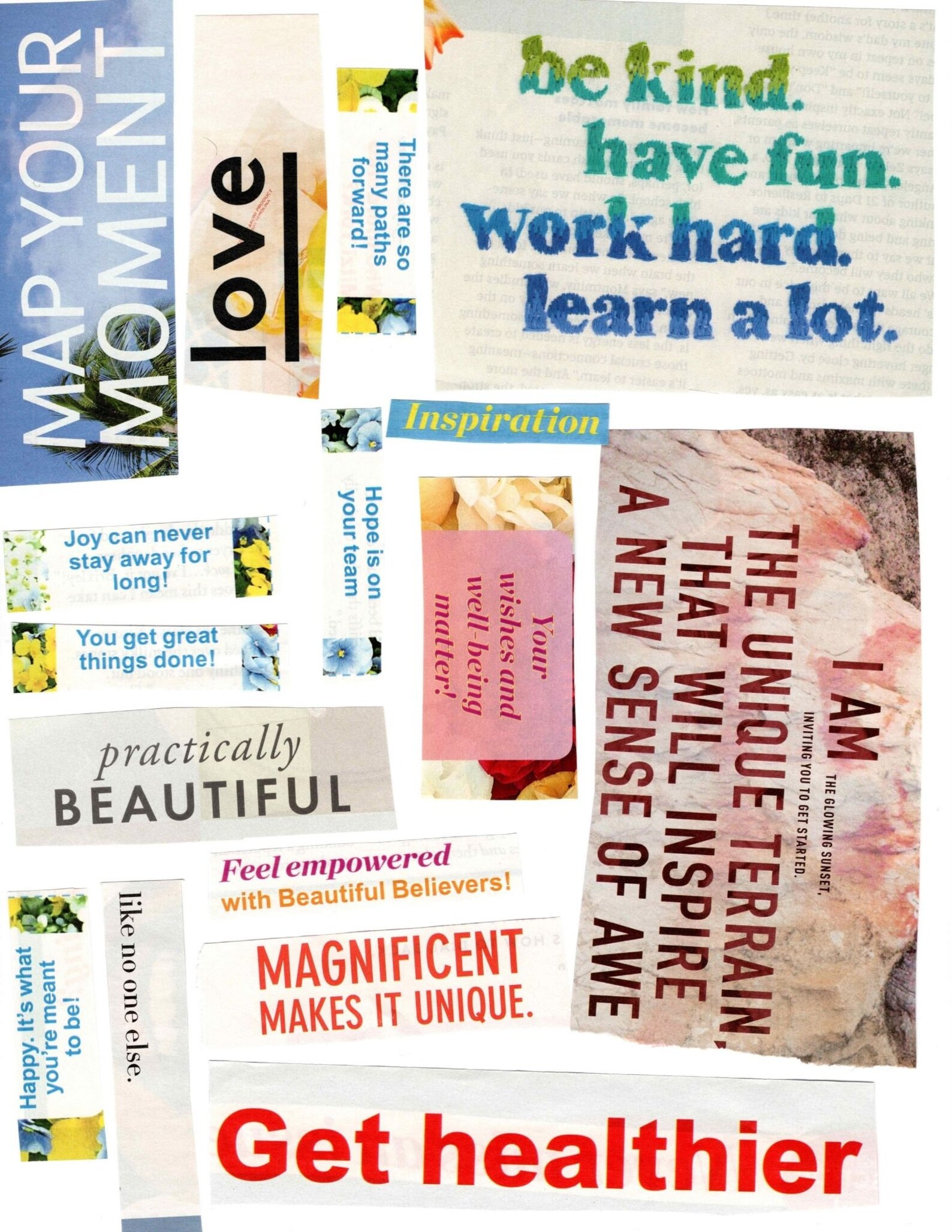 PRINTABLE Vision Board Kit for Women | Vision Board Party New Year New ...