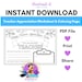 Teacher Appreciation Week Floral Worksheet Coloring Page - Printable ...
