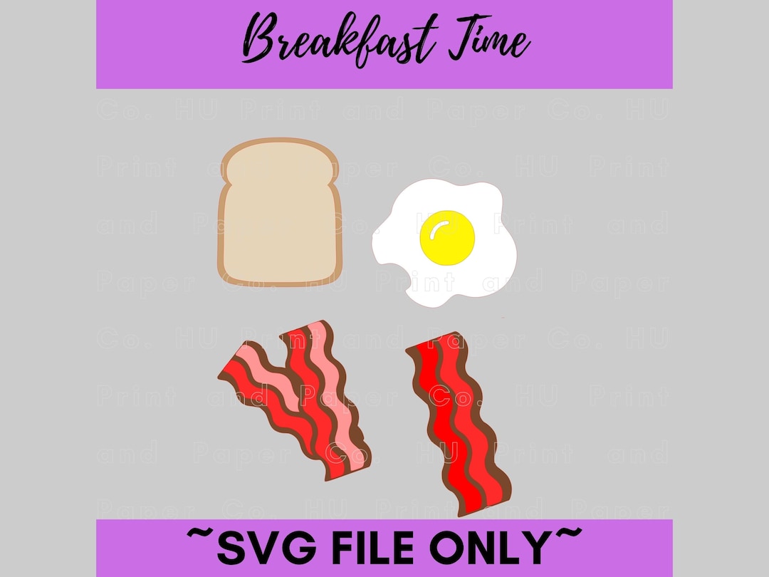 Breakfast Bundle SVG Only Cutting File for Resident Assistant - Etsy