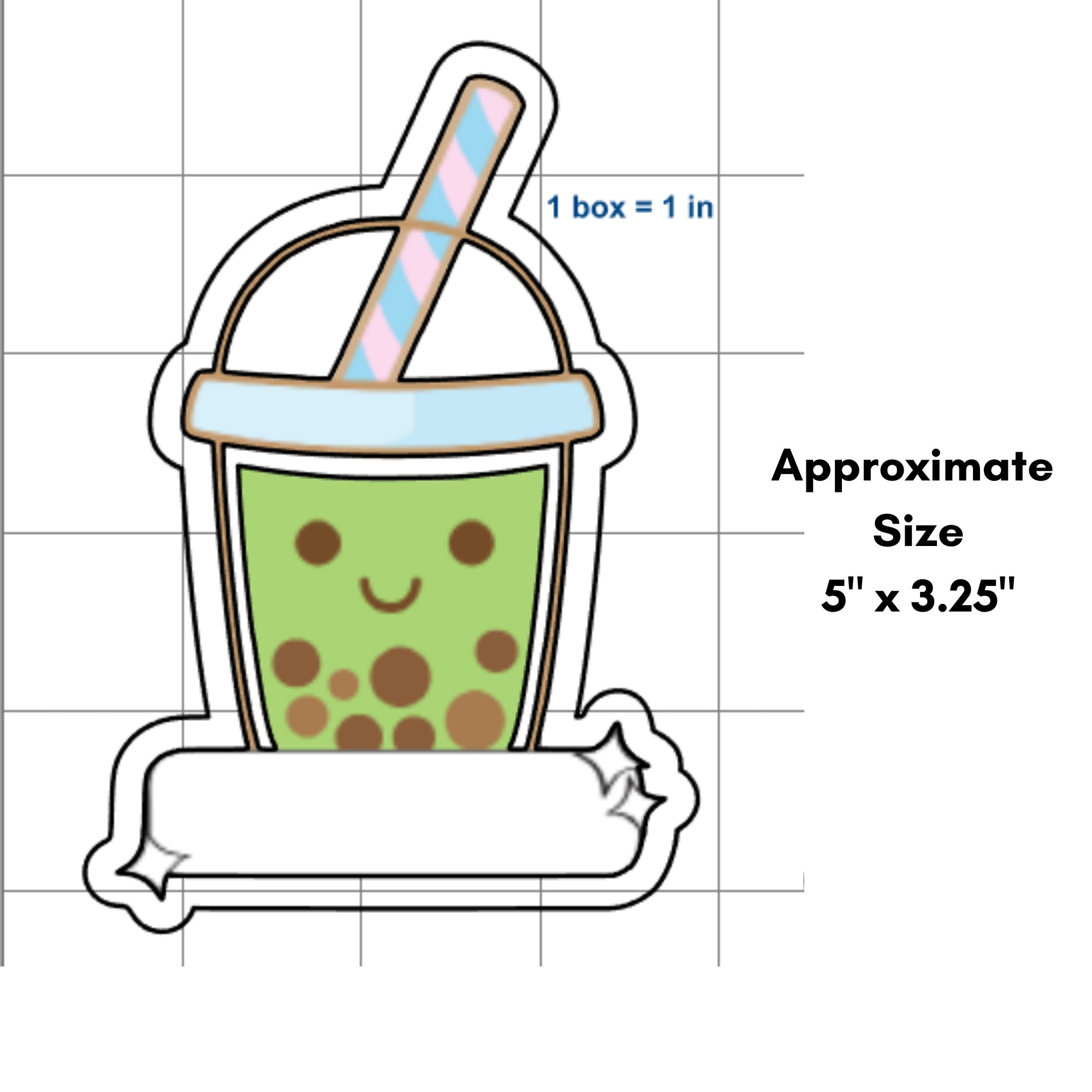 Cute Bubble Tea Name Tag | Instant Download | Great for RA Door Name ...