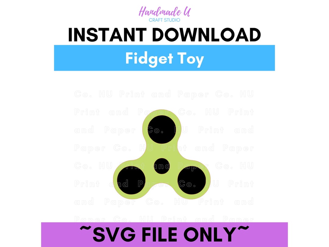 Fidget Spinner SVG Only Cutting File for Resident Assistant Door Tags ...