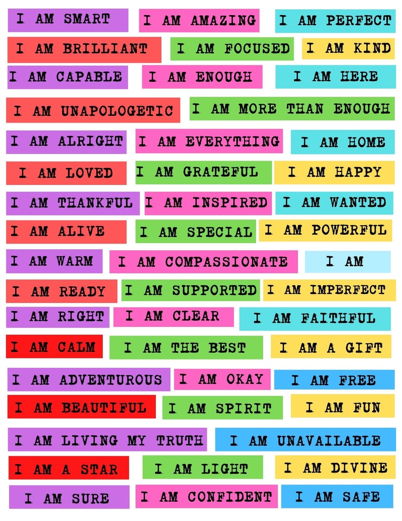 PRINTABLE Vision Board Kit for Women | Vision Board Party New Year New ...