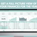 2023 Annual Budget Spreadsheet | Annual Finance Tracker | Monthly ...