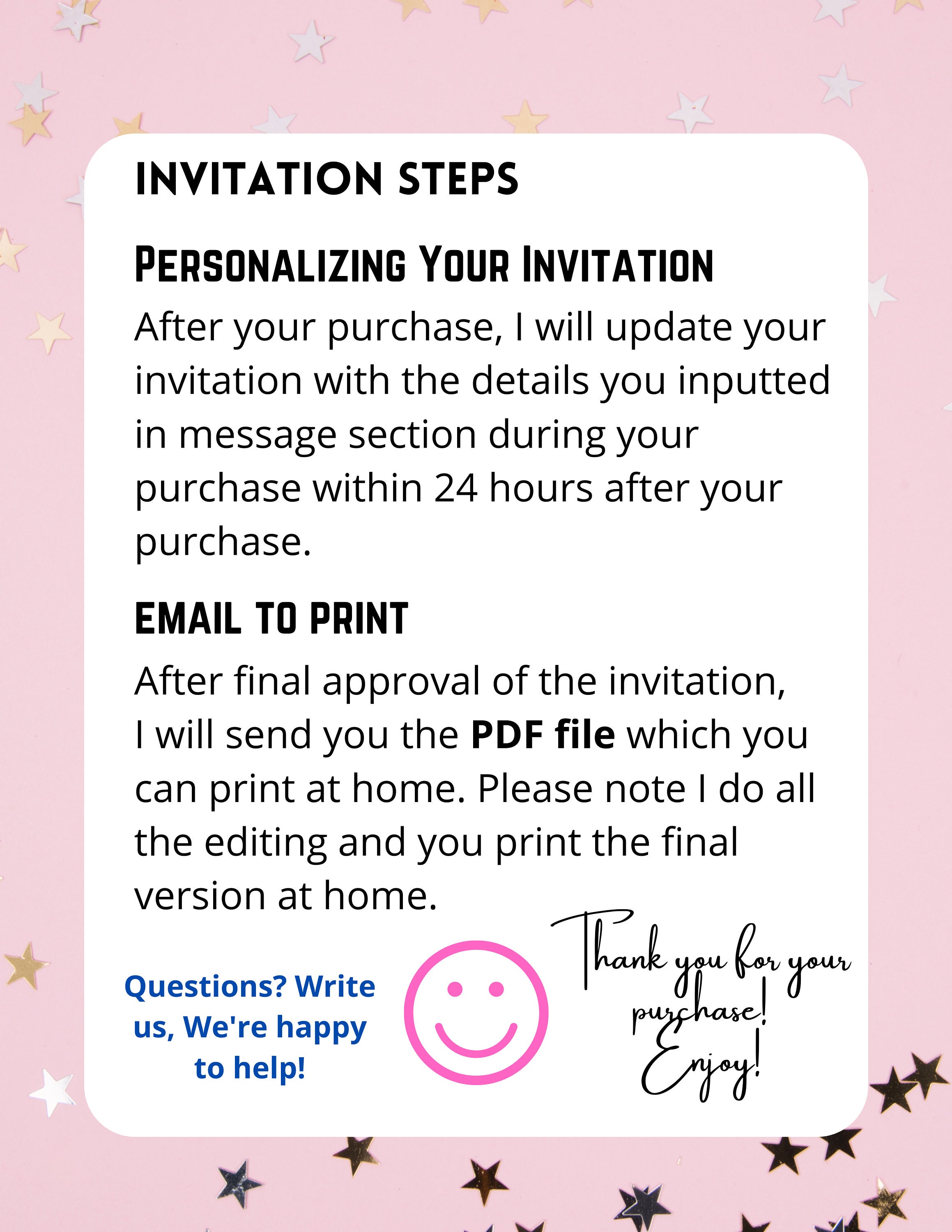 Party Invitation Digital Download Party Guest Invitation - Etsy