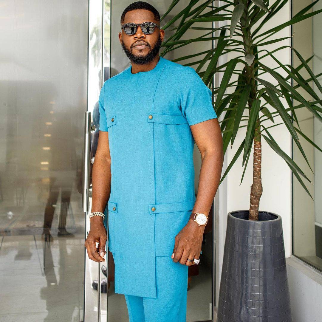 African Men's Suit, African Men's Clothing, Groom's Suit, Groom's ...