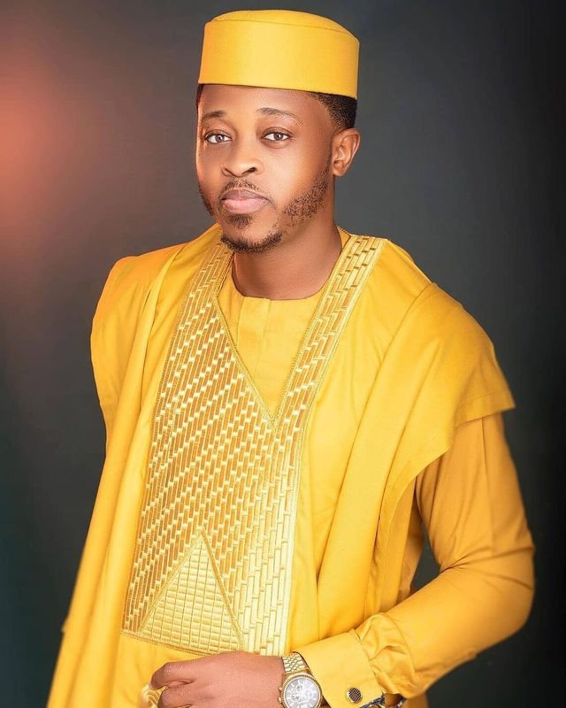 Gold Agbada for Wedding, African Wedding Suit, Groomsmen Suit, Grooms ...