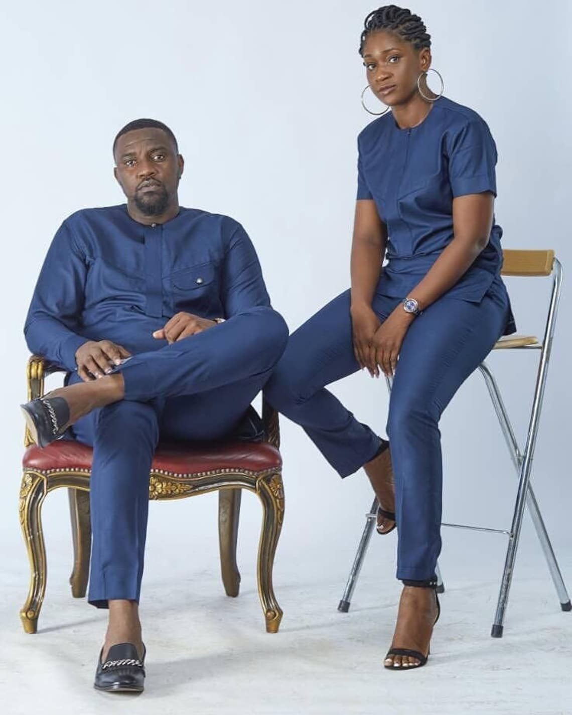 Navy Blue Senator Suit, Dashiki, African Men's Wear, Traditional ...