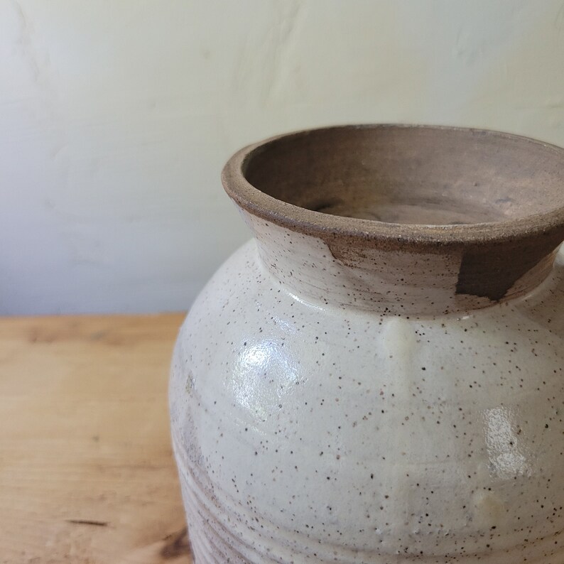 Modern Rustic Handmade Ceramic Pedestal Planter, Wild Clay/stoneware ...