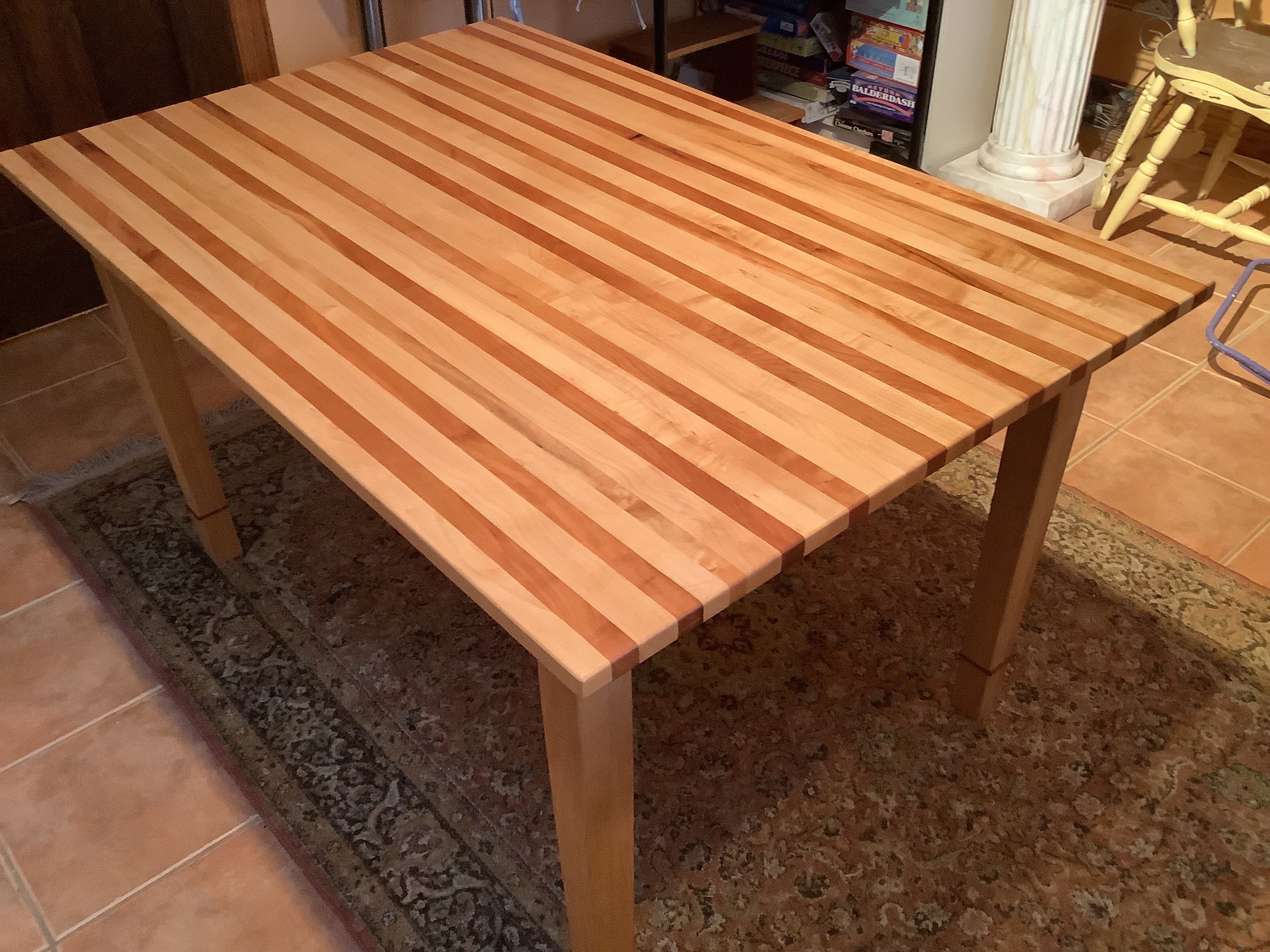 Butcher Block Table - Etsy