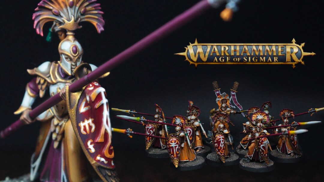 Warhammer Aos Lumineth Auralan Wardens Sunfire Elven - Etsy