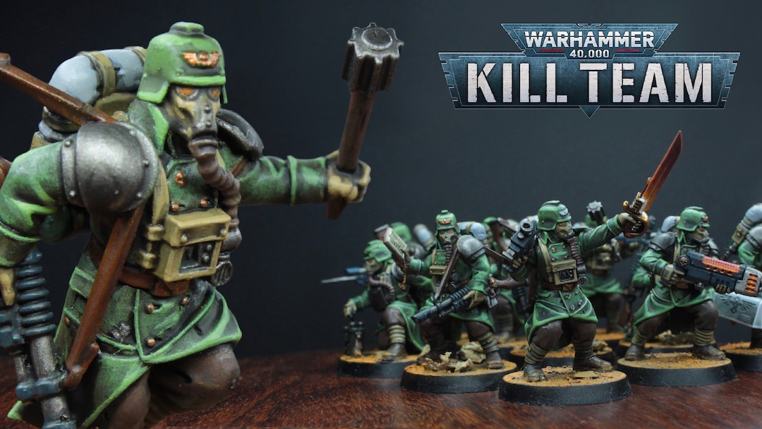 Warhammer 40k Death Korps of Krieg Killteam 10 Man Squad Professionally ...