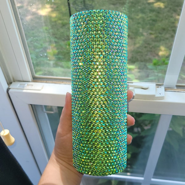 Rhinestone Tumbler - Etsy