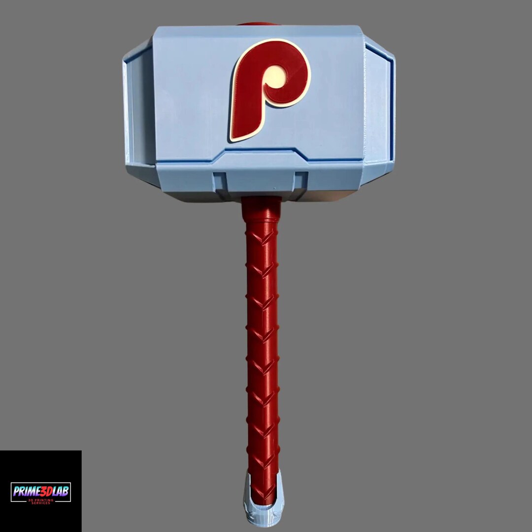 Philadelphia Phillies Powder Blue MLB Hammer Mjolnir Thor's Hammer ...