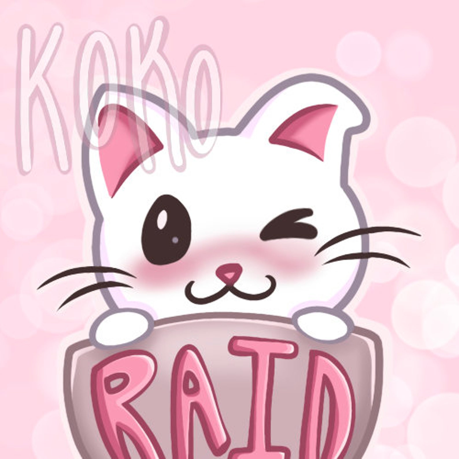 Twitch Emotes / Cat Raid Emotes / Raid Emote / Chibi / YouTube / Badge ...
