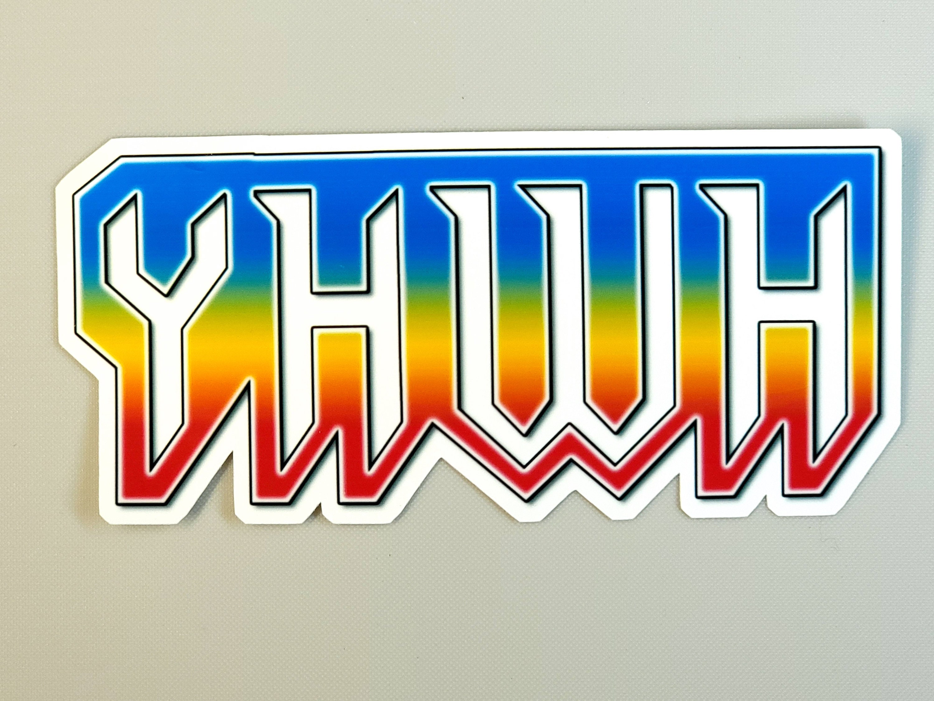 YHWH / Yahweh / Name of God / Laptop Stickers / Weatherproof Matte or ...