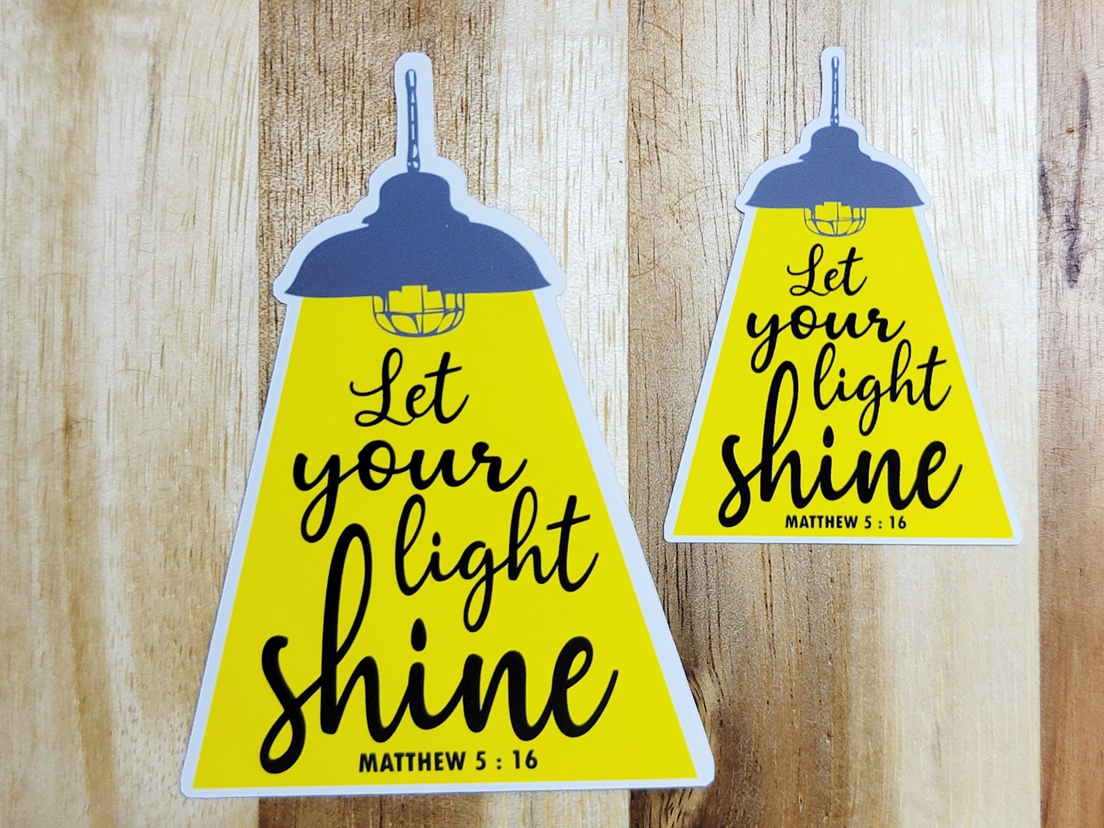 Let Your Light Shine/ Bright Yellow Lamp / Laptop Stickers / - Etsy