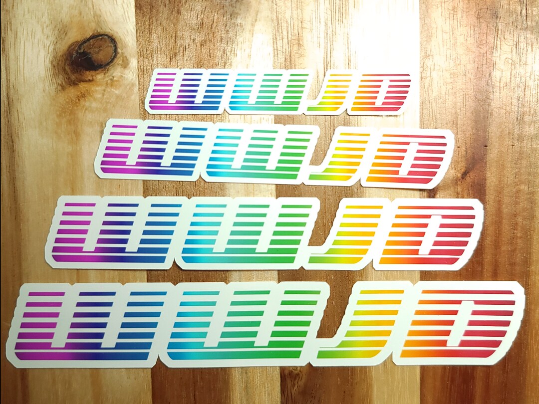 WWJD/ Rainbow Decal / Laptop Stickers / Weatherproof Matte or ...