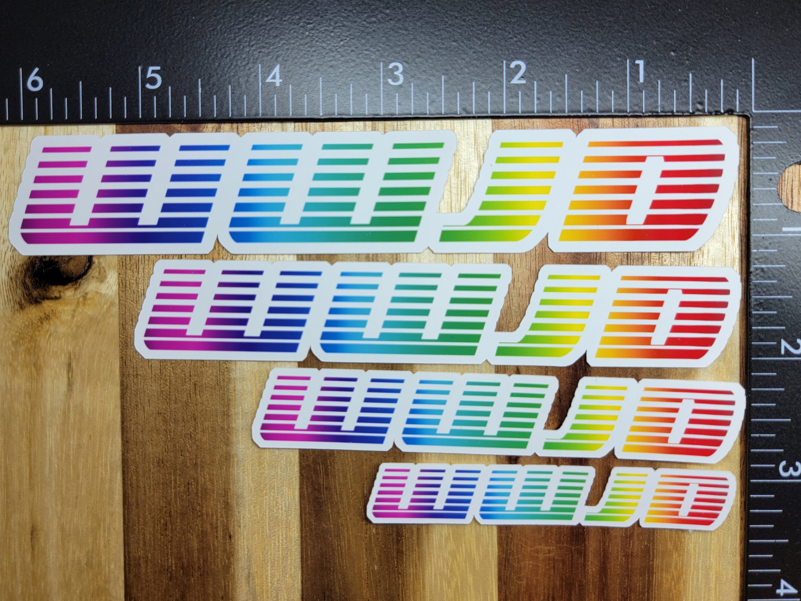 WWJD/ Rainbow Decal / Laptop Stickers / Weatherproof Matte or ...