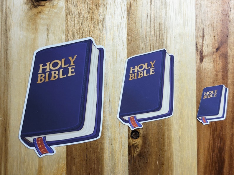 Holy Bible / God's Word / Christian /laptop Stickers / - Etsy