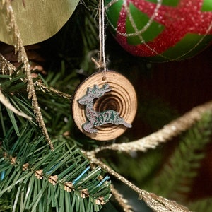 2024 Reindeer Christmas Ornament - Rustic/industrial Home Decor ...