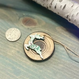 2024 Reindeer Christmas Ornament - Rustic/industrial Home Decor ...