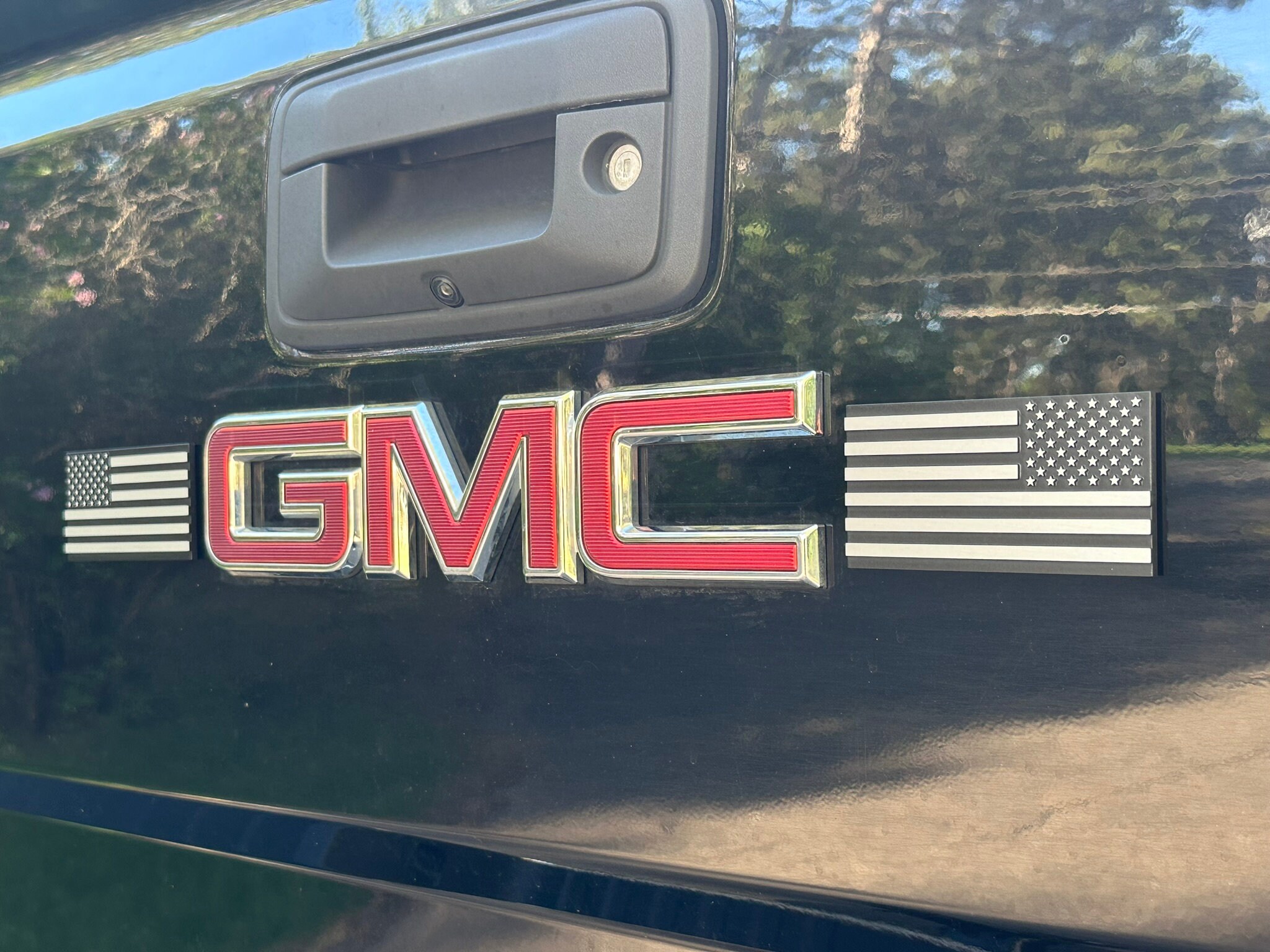 American Flag Emblem Set - Forward & Reverse Facing - Aluminum Magnet ...