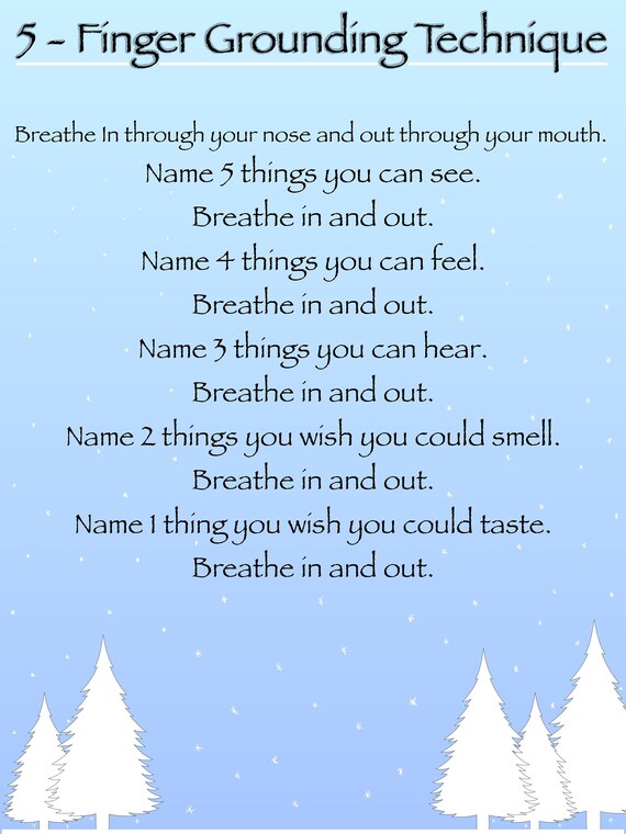 5-finger Grounding Technique | Etsy