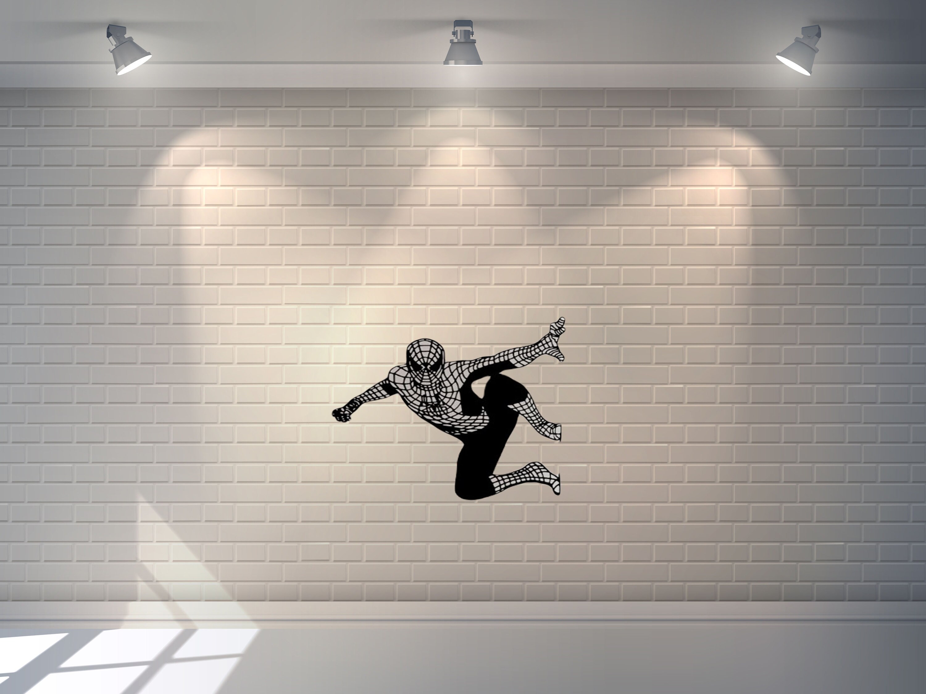 Spiderman Wall Decor Cnc and Laser Cut Drawing | Etsy