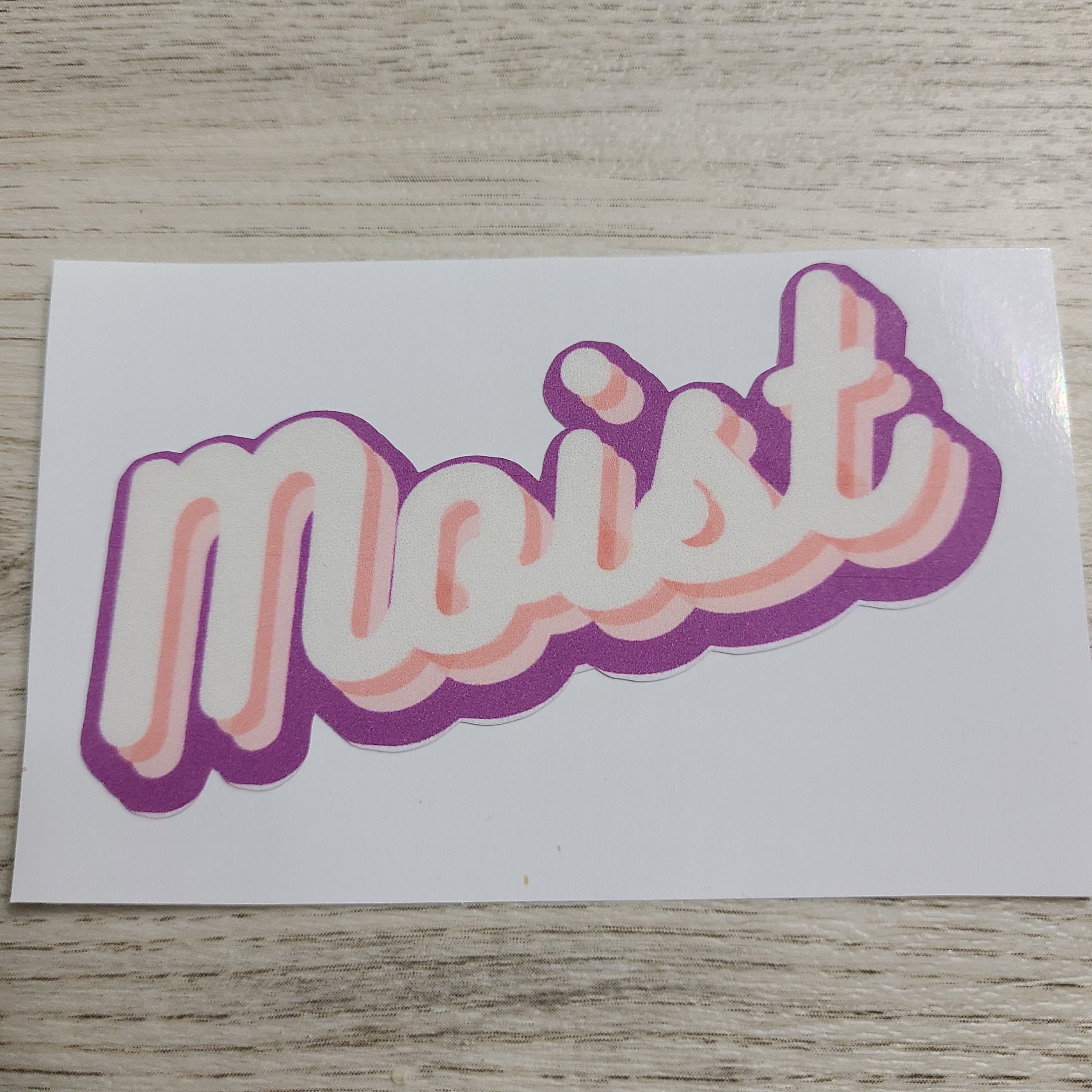 Moist Sticker, Meme Sticker, Funny Stickers, Water Bottle Stickers ...